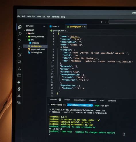 Ts Development Made Simplernow Just Run Npm Run Dev Nd Get Ur Ts Server Ready Just Copy My