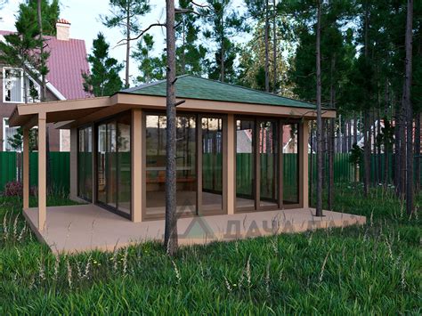 Беседка Ладога - Компания Дача Лайф