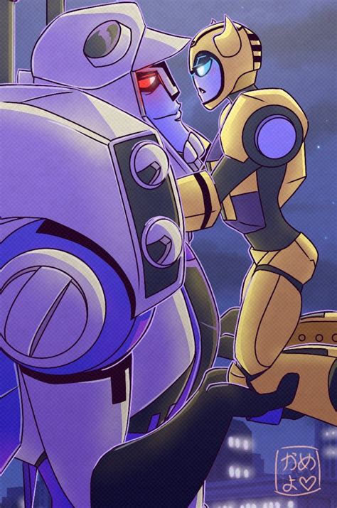 ~moonlight~ Blitzwing X Bumblebee By 1servointhescrapheap