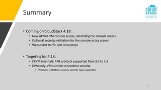 VM Console Enhancements PDF Cloud Computing Internet