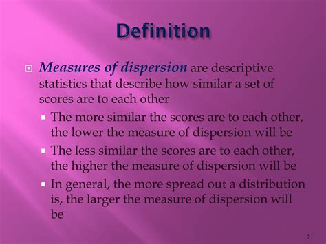 Ppt Measures Of Dispersion Powerpoint Presentation Free Download