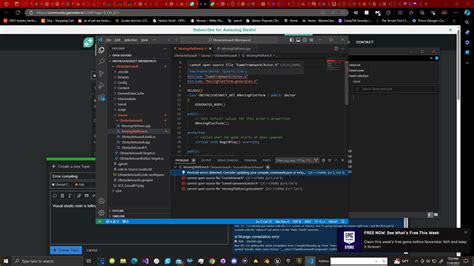 Error Compiling Ask Gamedevtv