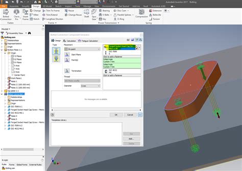 Solved Inventor 2017 Bolted Connection Do Not Show Any Bolts Or