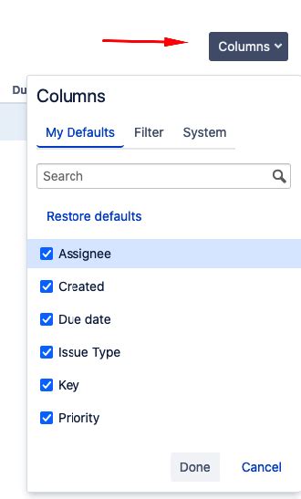 How To Create A Filter To List Requests From Different Projects Jira Atlassian Documentation