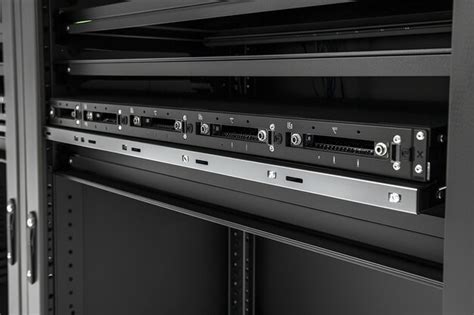 Premium Photo Server Rack With A Minimalist Cooling System Design