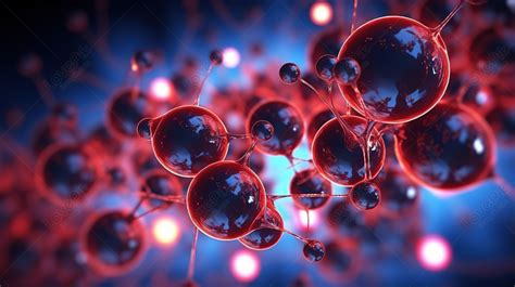 원자와 분자를 사용한 놀라운 과학 테마 3d 렌더링 분자 배경 놀라 배경 빨간색 배경 이미지 Hd 분자 놀라 빨간색 배경 사진 무료 다운로드 Lovepik