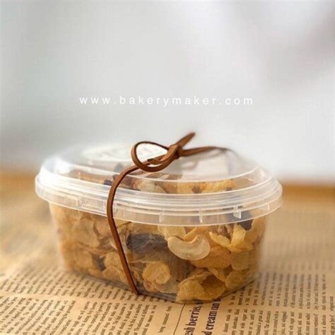 กล่องพลาสติก ทรงรี ก้นเหลี่ยม ฝาเซฟตี้ล็อค แพ็คละ 10 ใบ Safety Seal กล่องพลาสติก ใส่ของ กล่อง