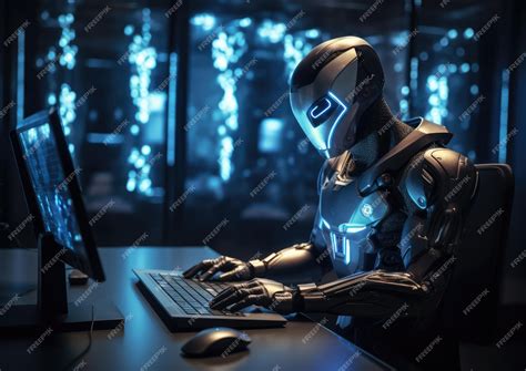 Premium Ai Image Aidriven Cybersecurity Software Updating Itself Autonomously To Stay Ahead Of