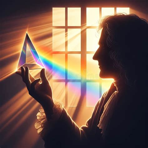 Prism White Light Refraction Experiment Stock Illustration Illustration Of Method Physics