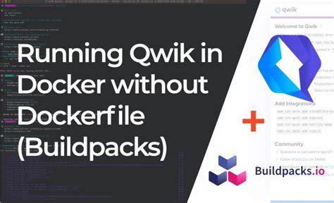 bryan hannes on linkedin running qwik in docker without dockerfile buildpacks