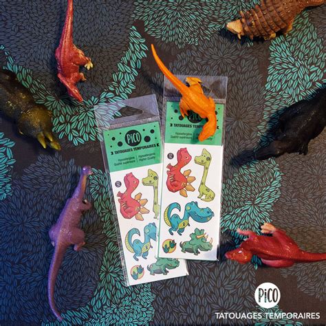 Pico Tatoo Tatouages Temporaires Dinos Boutique Patati And Patata
