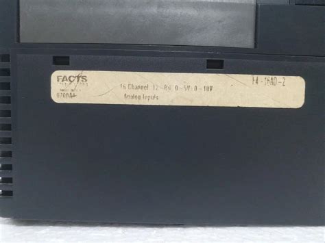 2g Facts Engineering F4 16ad 2 Analog Input Module For Industrial At Best Price In Bhavnagar