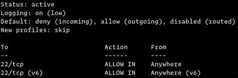 How To Set Up A Firewall With Ufw On Ubuntu 1804 Linuxize