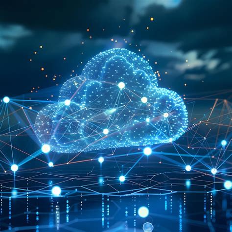 Premium Photo Powerful Cloud Data Transformation