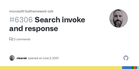 Search Invoke And Response · Issue 6306 · Microsoftbotframework Sdk