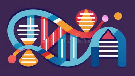 An Artistic Representation Of The Genome Sequence With Each Letter Of