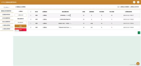 附源码 Jspssm计算机毕业设计大学生心理健康监测管理系统8f110【源码、数据库、lw、部署】健康监测数据库l表设计 Csdn博客