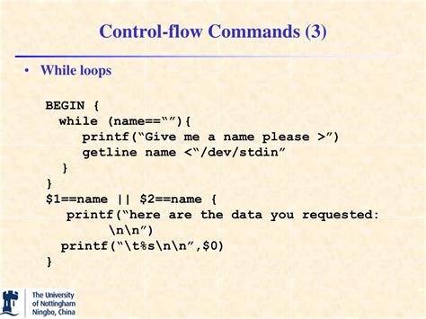Ppt Unix And Software Tools P51ust Awk Programming 2 Powerpoint
