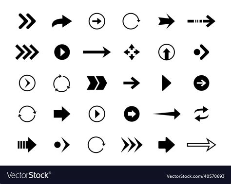 Navigation Arrows Black Interface Back Royalty Free Vector