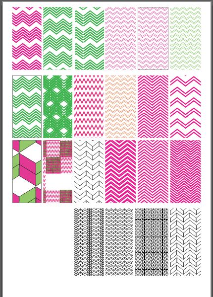 Zig Zag Pattern Story RESEARCH Reflective Blog