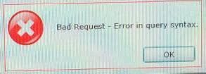 Silverlight C Bad Request Error In Query Syntax Stack Overflow