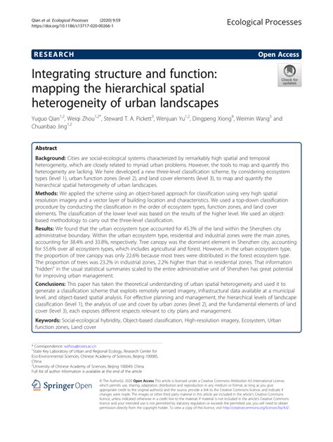 pdf integrating structure and function mapping the hierarchical