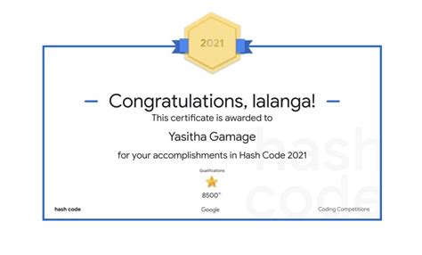 Yasitha Gamage On Linkedin Hashcode2021 Codingchallenge Iit Teamastryn