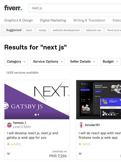 Hamza Liaqat On Linkedin Nextjs Fiverr Topdevelopers Reactjs