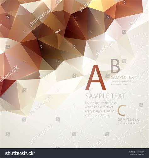 Low Poly Triangular Background Vector Illustration Vector De Stock Libre De Regalías