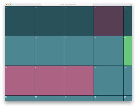 35 Cool CSS Calendar Inspiration For Your Web And Mobile Applications