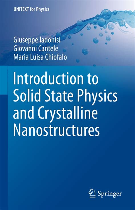 Introduction To Solid State Physics And Crystalline Nanostructures Premiumjs Store
