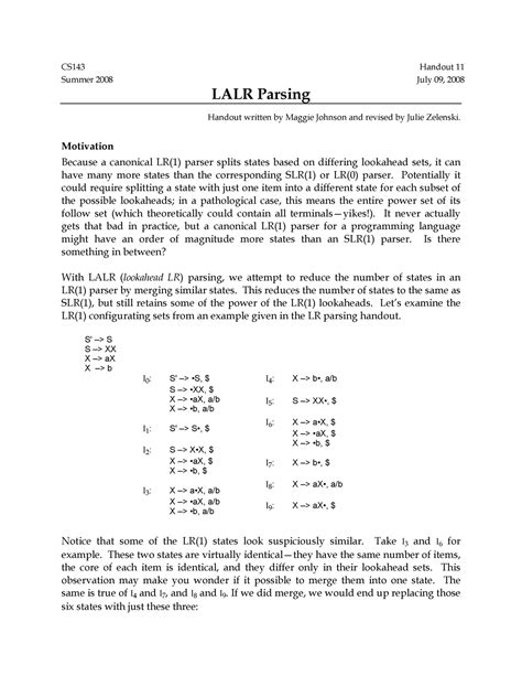 11 lalr parsing lexical analysis is a process of lexical anaysis is a