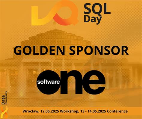 Sqlday2025 Sqlday Datacommunitypoland Datacommunity Wroclaw