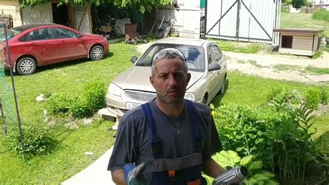 Замена гофры глушителя хундай акцент своими руками без ямы. - YouTube