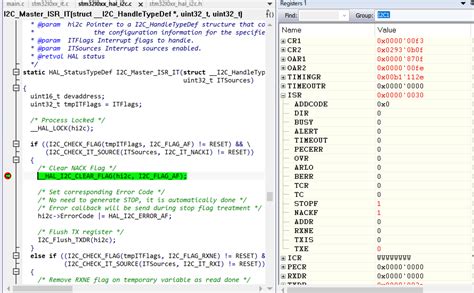 stm32l431 i2c master transmitter txis is set when
