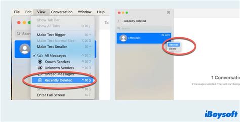 Recover Deletedoldlost Imessages On Mac Best 7 Ways