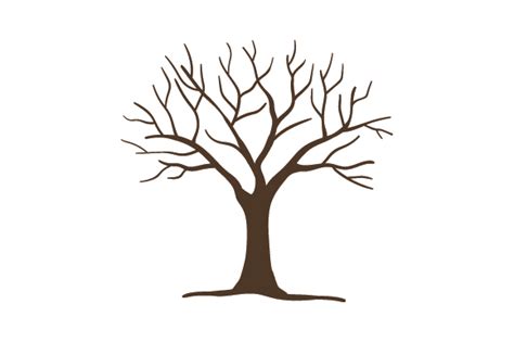 Tree Outline With Branches