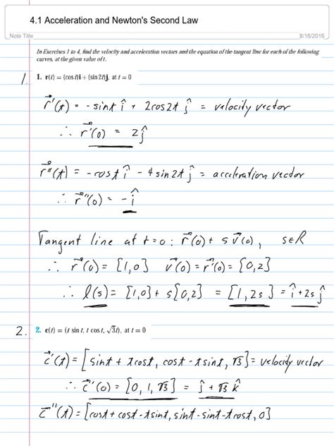 Chapter 4 Vector Valued Functions Pdf