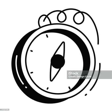 스톱워치 낙서 아이콘 디자인 그림입니다 흰색 배경에 과학 기술 기호 Eps 10 파일 계시기에 대한 스톡 벡터 아트 및 기타 이미지 계시기 라벨 벡터 Istock