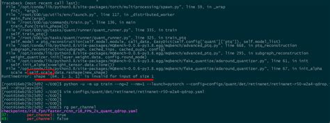 perchannel 量化失败 Issue ModelTC United Perception GitHub