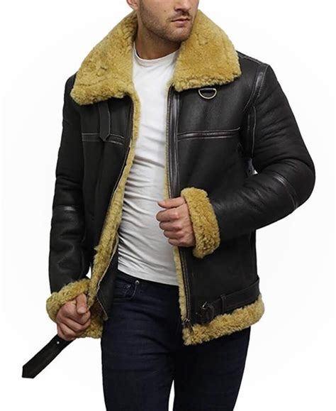 Mens Shearling Jacket The Leather Jacketer