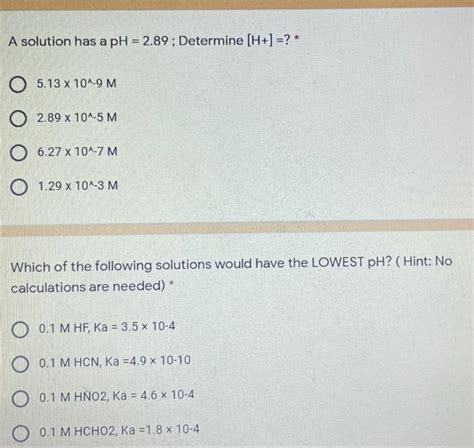 Solved The Dissociation Equation Of Acetic Acid Ch3cooh Is