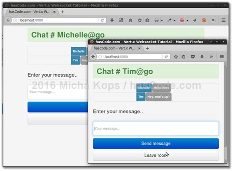 Writing A Websocket Chat In Go Micha Kops Tech Notes
