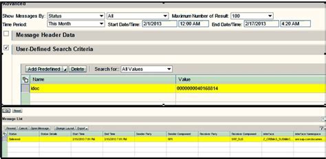 Pi 73 Adapter User Defined Message Search Witho Sap Community
