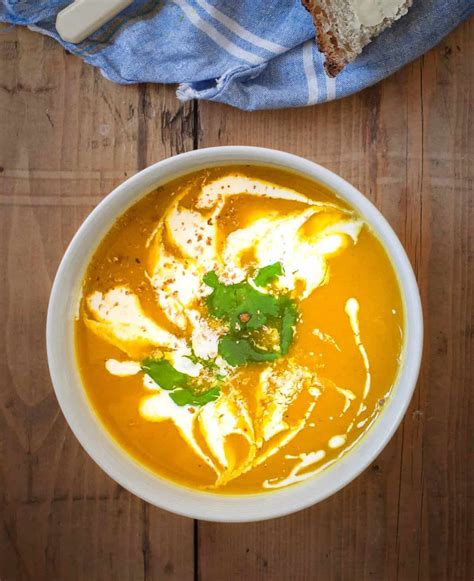 Vegan Sweet Potato Soup With Oat Cream School Night Vegan