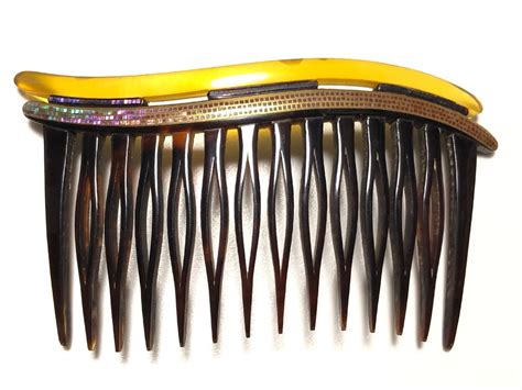 Yahooオークション アンティーク 本鼈甲 白甲 金蒔絵 螺鈿 74g 作