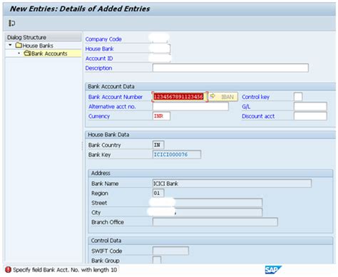 SAP FICO Real Time Issues How To Increase Decrease The Bank Account Number In FI12