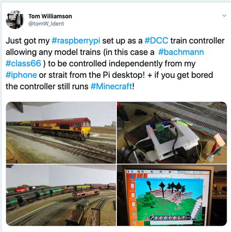 raspberry pi and model trains from tomw ident raspberry pi piday raspberrypi adafruit