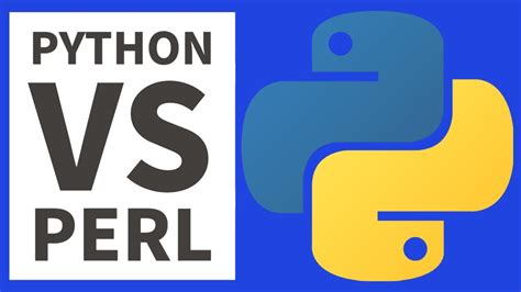 python vs perl programming which is easier youtube