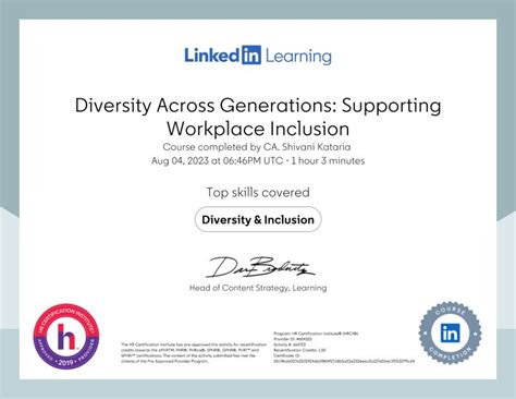 Ca Shivani Kataria On Linkedin Certificate Of Completion